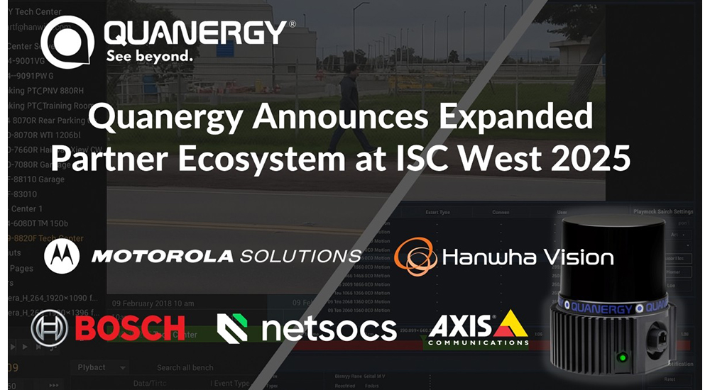 Quanergy Solutions Partners with Hanwha Vision, Avigilon at ISC West 2025 - Security Sales ...